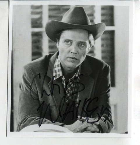 CHRISTOPHER WALKEN signed AUTOGRAPH 1338 | eBay