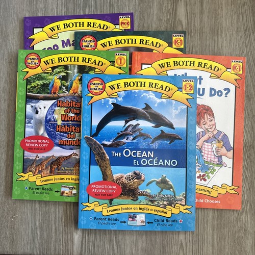 5 Lot WE BOTH READ Books Levels PK-2nd Grade Parent's Page & Child's ...