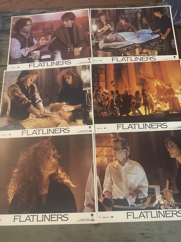 6 Lobby Cards 1990 FLATLINERS Julia Roberts K Sutherland K Bacon O Platt zombies | eBay
