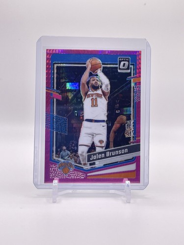 2023-24 Donruss Optic - Pink Hyper - Jalen Brunson #158 New York Knicks ...