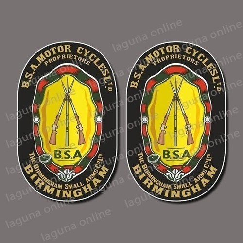 BSA Logo Gloss Weatherproof Decal Sticker 7 | eBay