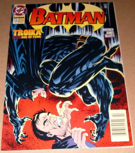 Batman #515 Newsstand Variant DC Comics 1994 Kelley Jones cover Troika ...