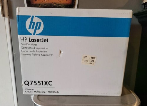New Genuine OEM HP Q7551XC LaserJet Cartridge P3005 M3027mfp M3035mfp ...