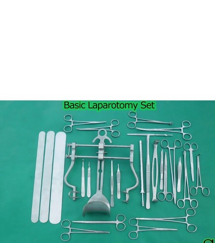 Basic Laparotomy Set of 81 Surgical Instruments, | eBay