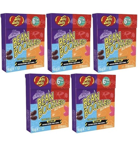 X5 BOXES Jelly Belly Bean Boozled 6th Edition Jelly Beans Candy dare to ...