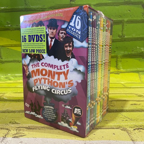 The Complete Monty Python's Flying Circus 16 Ton Megaset DVD 16 Disc ...