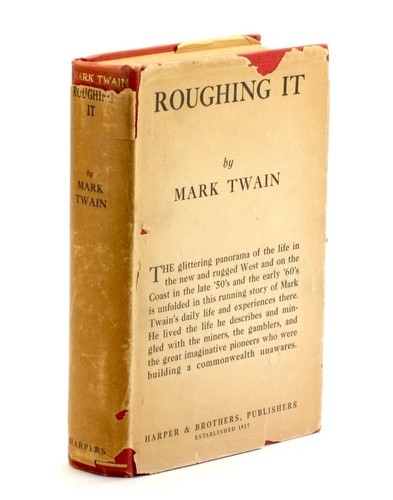 Mark Twain, Benjamin West Clinedinst ill / ROUGHING IT 2 Vols in 1 1913 ...