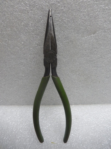 Vintage UTICA 226 BELL SYSTEM 6-1/2" Needle Nose Pliers GREEN GRIPS ...