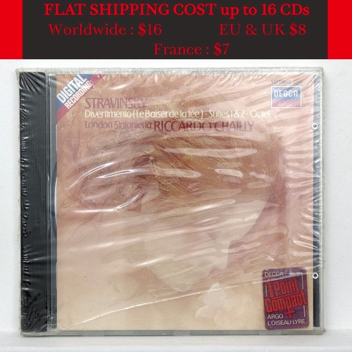 CHAILLY ⸺ STRAVINSKY Divertimento, Suites 1 & 2 ⸺ DECCA CD STILL SEALED ...