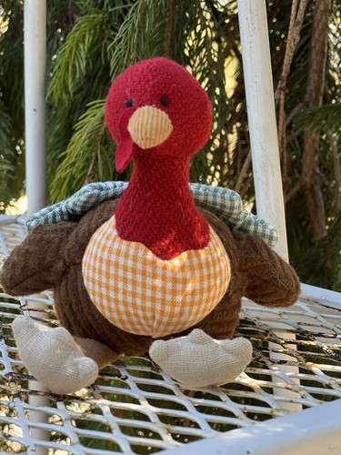 Gund Gobbler Turkey Vintage Plush A Harvest of Happiness Thanksgiving ...