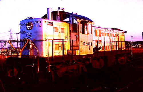 ORIGINAL KODACHROME SLIDE NYSW ALCO RS-1 #240 JANUARY 1968 | eBay