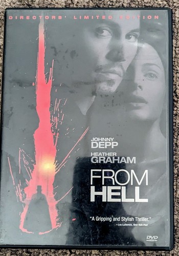 From Hell DVD Johnny Depp Heather Graham | eBay