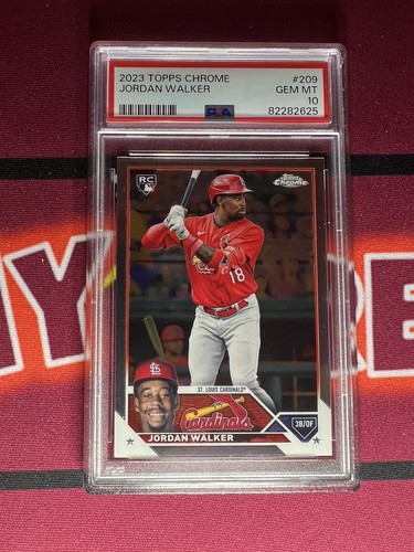 2023 TOPPS CHROME 209 JORDAN WALKER ROOKIE CARD RC PSA 10 | eBay
