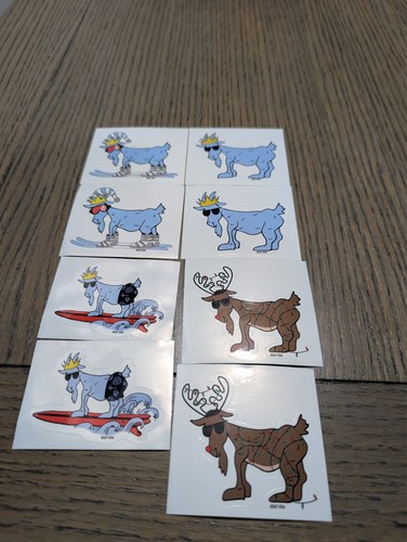 GOAT USA Stickersraindeer,ski,OG,surf GOAT NEW STICKICERS | eBay