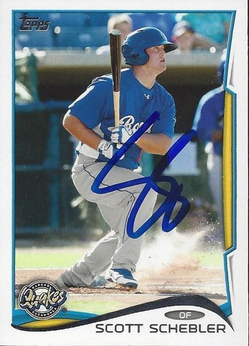 Scott Schebler 2014 Topps Pro Debut Signed Card | eBay