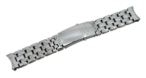 Original Omega Seamaster 18mm Stainless Steel Swiss Bracelet Band Ref ...