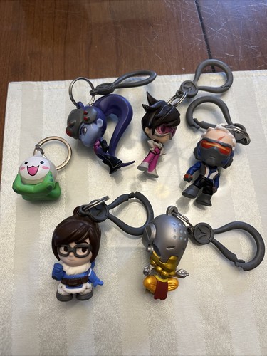 Lot Of Overwatch Clip Keychains: Widowmaker, Mei, Tracer, Zenyatta, Soldier 76 | eBay
