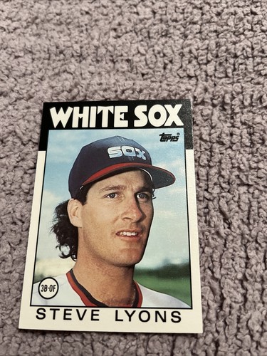 1986 Topps Traded 67T Steve Lyons Chicago White Sox | eBay