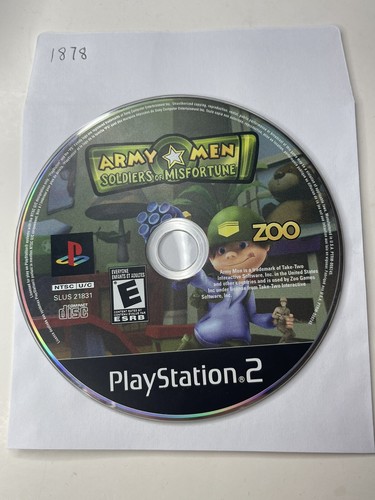 Army Men Soldiers of Misfortune (PS2) NO TRACKING - DISC ONLY #1878 ...