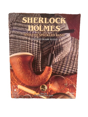 Bepuzzled Sherlock Holmes & Speckled Band Mystery Classic Jigsaw Puzzle ...