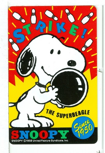 Single Playing Card Charles Schulz Art, Peanuts, "Snoopy" SC-13-2 A | eBay
