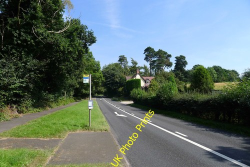 Photo A3 Bus stop on the A513 Tixall Waiting for Arriva service 825 ...