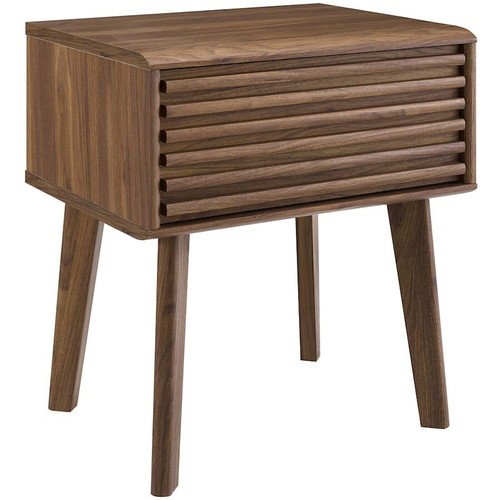 Modway Furniture Render End Table in Walnut -EEI-3345-WAL 889654146957| eBay