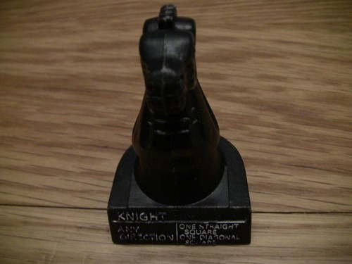 Chess Teacher 1979 Board Game Hollow Replacement Parts/Pieces-Black ...