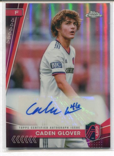2024 TOPPS CHROME MLS CADEN GLOVER REFRACTOR AUTO AUTOGRAPH | eBay