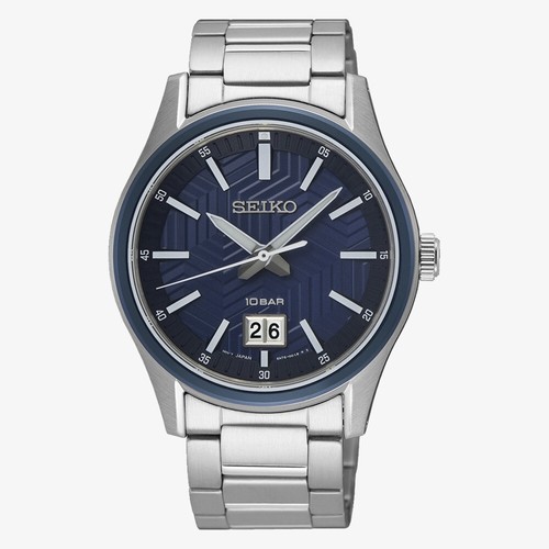 Seiko Classic Quartz Stainless Steel Men's Watch SUR559P1 | eBay