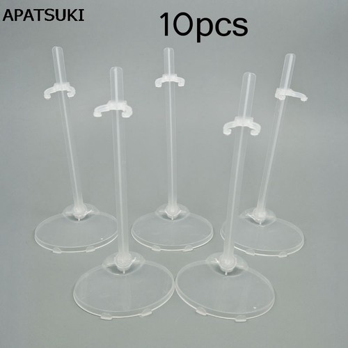 10 Sets Transparent Doll Stand Support for 1/6 Doll Prop Up Model ...