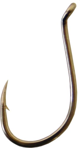 Gamakatsu 02108 Octopus Hook, Size 4, Barbed, Needle Point, Ringed Eye ...