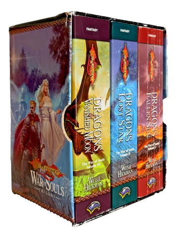 DragonLance Dragon Lance WAR OF SOULS Trilogy Box Boxed Set Weis ...