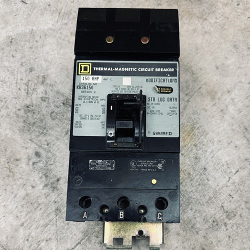 Square D KA36150 3-Pole 150A 600V 3-Phase Circuit Breaker 785901425069 ...