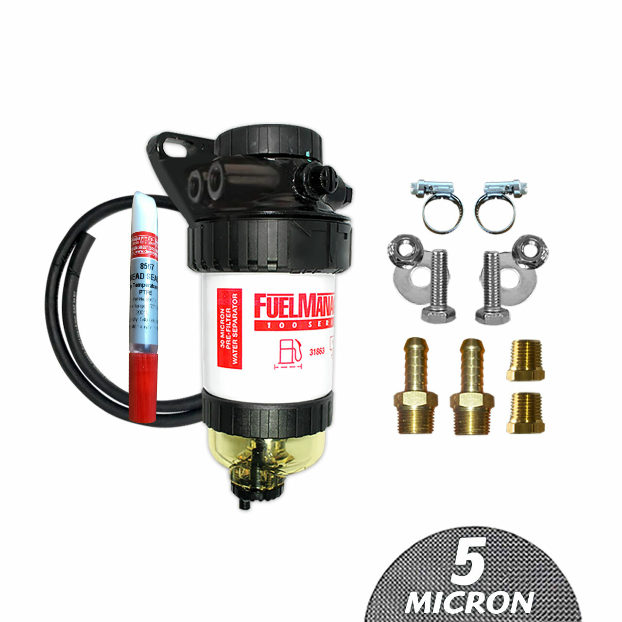 Racor R120T - 10 Micron - Fuel Filter / Water Separator Replacement ...