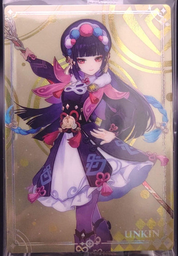 Unkin Bandai Genshin Impact Wafer Cards miHoYo Foil Japan Unopened N 07 ...