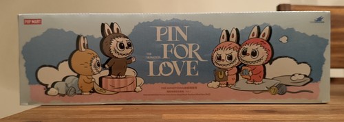 POPMART LABUBU PIN FOR LOVE Full Case - LETTERS N-Z Unopened, 100% ...