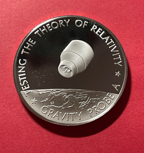 GRAVITY PROBE 1 FLIGHTS PROOF AMERICA IN SPACE .925 SOLID STERLING ...