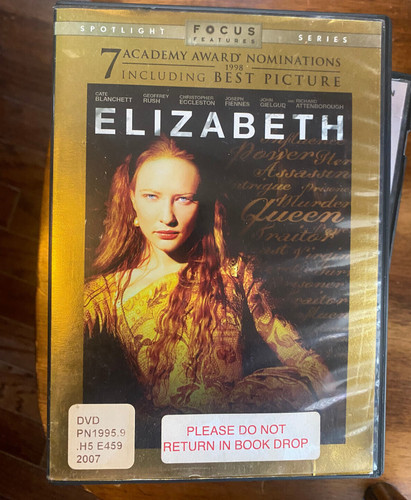 Elizabeth (DVD, 1998) 25195015455| eBay