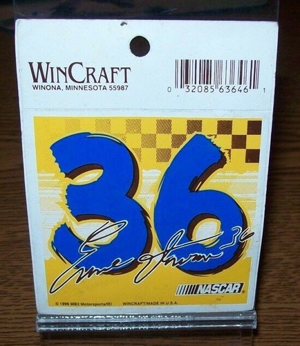ERNIE IRVAN #36 YELLOW 1999 3X4 WINCRAFT DECAL STICKER SHEET | eBay
