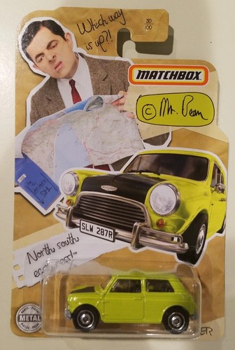 2020 Matchbox MR. BEAN 30th Anniversary Special MINI COOPER Lime Green ...