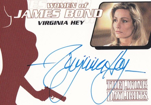 James Bond Archives 2014 Women of Bond autograph card WA40 Virginia Hey ...