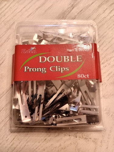Eden Double Prong Clips 80Ct | eBay