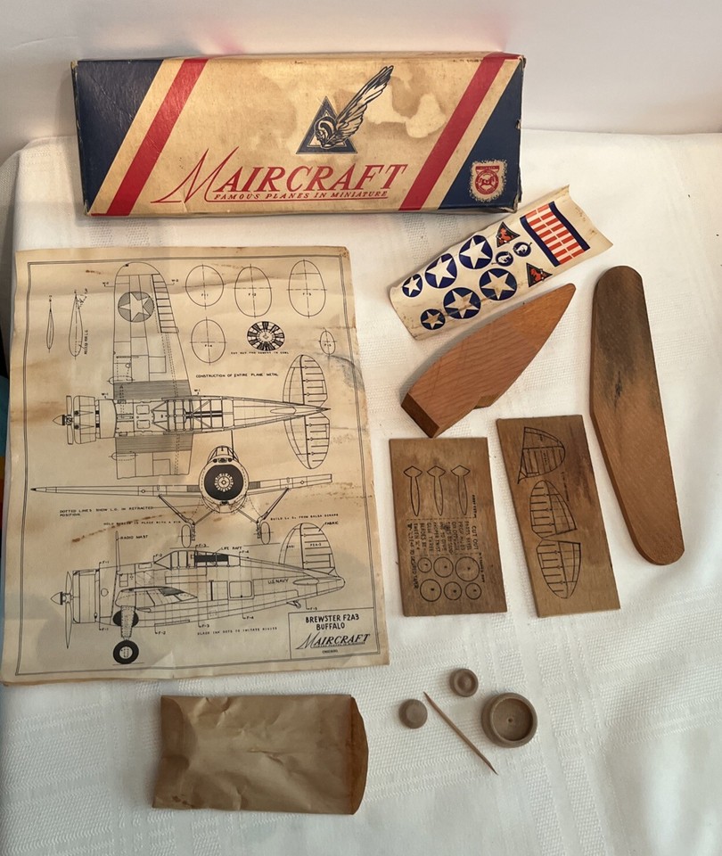 vintage balsa model airplane kits products for sale | eBay