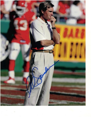 Kansas City Chiefs Coach Al Saunders Autographed 8 x 10 photo | eBay