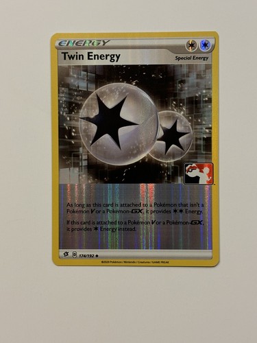 Twin Energy 174/192 Line Holo Pokemon Prize Pack Series 1 & 2 FAST SHIP ...