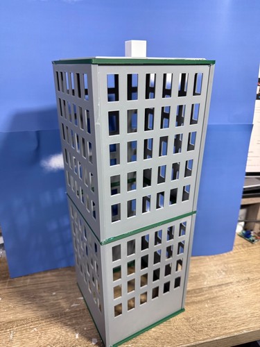 HO Scale Highrise Building Skyscraper "Greenwich Tower" MultiColor ...