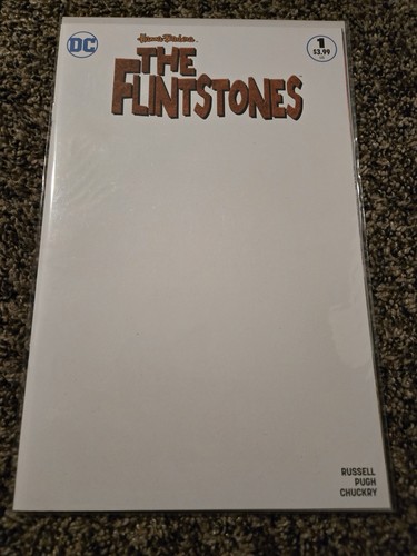 The Flinstones #1 (Blank Variant Cover) (DC Comics 2016 Hanna-Barbera ...