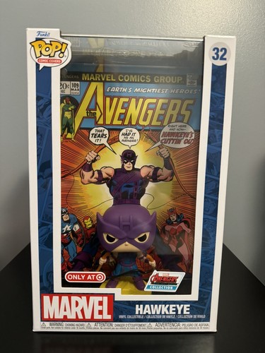 Funko POP! Comic Cover Marvel - Hawkeye #32 Avengers #109 Target ...