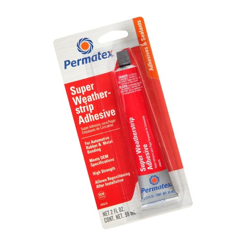 Permatex 80638 Super Weatherstrip Adhesive, 2 oz. Pack of 1 2 oz ...